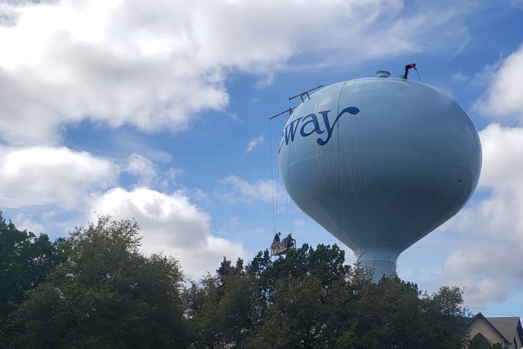 Repainting of Elevated Water Tower Near Lohmans Crossing Road – Lakeway ...